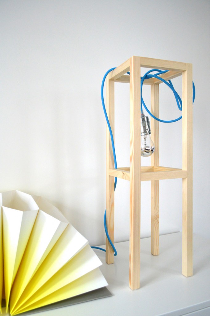 DIY Lampe Tischleuchte selber machen - ICH DESIGNER