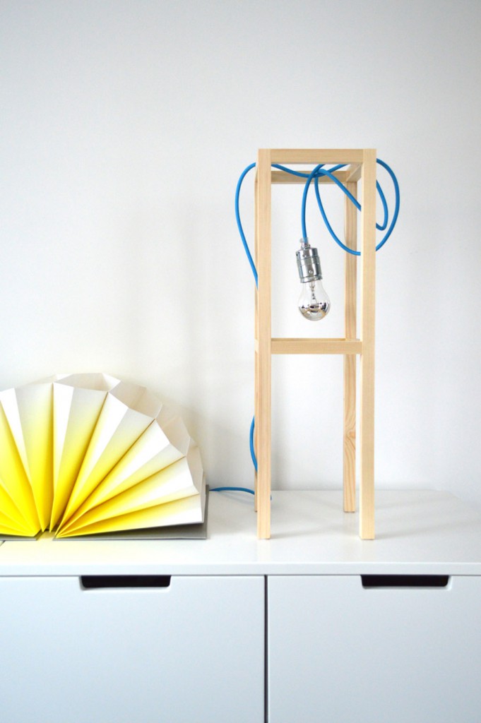 DIY Lampe Tischleuchte selber machen - ICH DESIGNER