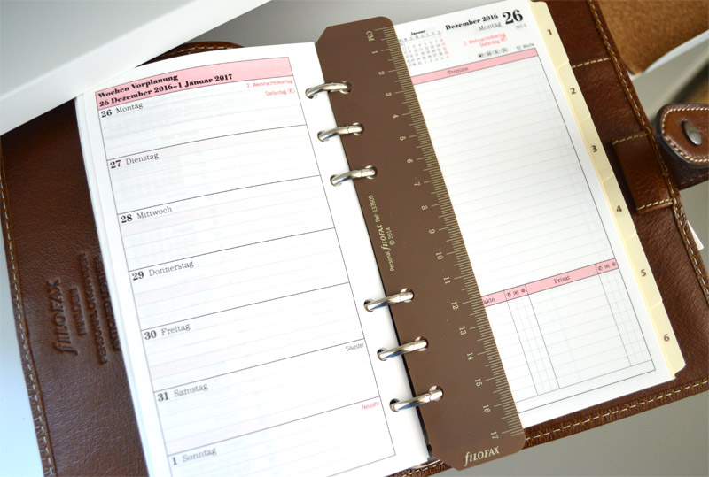 Höchste Zeit! Kalender von Filofax, Weekview und Klarheit im Test.
